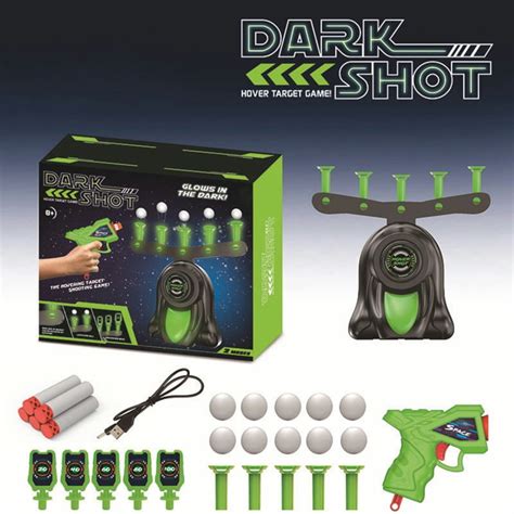Floating Shooting Game Electric Hover Dart Target Practice Set With Usb 2in1 Luminous Target