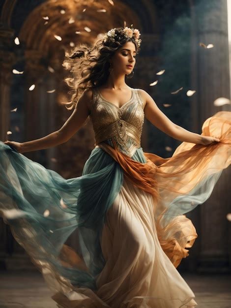 Premium Ai Image Girl Dancing Created With Generative Ai