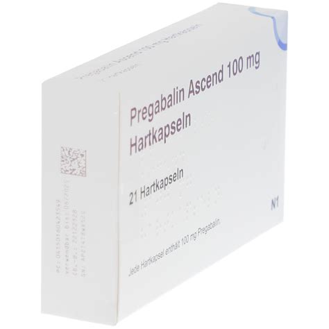 Pregabalin Ascend 100 Mg 21 St Mit Dem E Rezept Kaufen Shop Apotheke