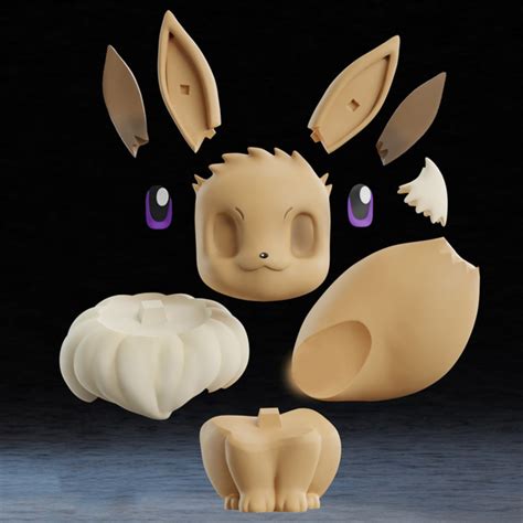 Life Sized Eevee 3d Print Stl File Stlmasterpieces
