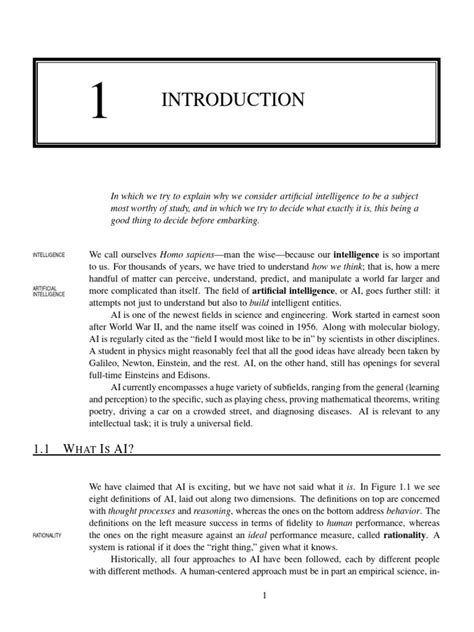Ai Unit 1 Topic 1 Definitions Of Ai Pdf