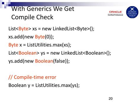 Ppt Java Generics Powerpoint Presentation Free Download Id3686454