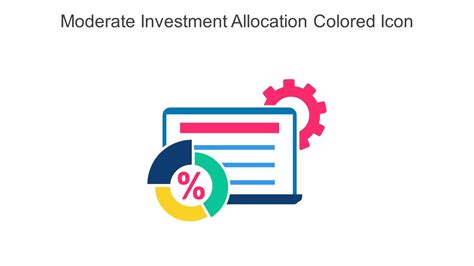 Moderate Investment Allocation Colored Icon In Powerpoint Pptx Png And Editable Eps Format Ppt