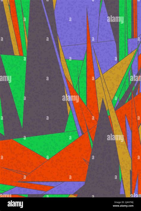 Piet Mondrian Style Computational Generative Art Background Illustration Stock Vector Image