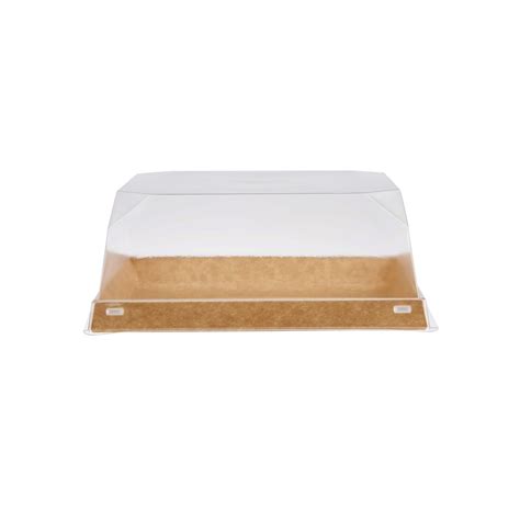 Paper Pastry Containers With Clear Lid