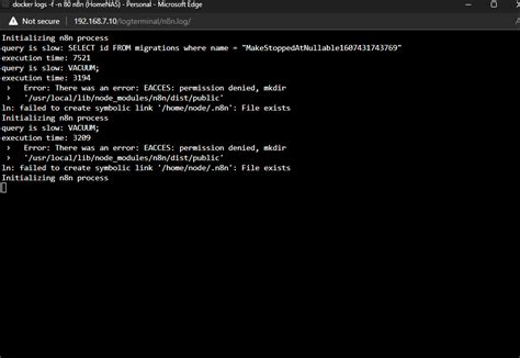 Eaccss Permission Denied After Upgrade Questions N8n Community