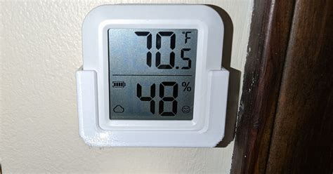 Thirdreality Temperature And Humidity Sensor Wall Mount By Shaggyx86 Download Free Stl Model