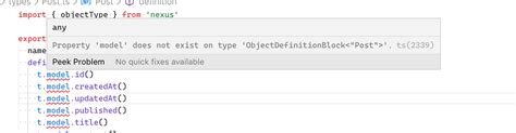typescript errors in fresh graphql auth example · issue 968 · prisma