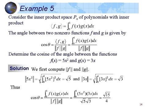 Linear Algebra Chapter Inner Product Spaces Copyright