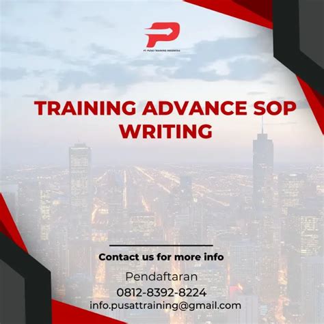 Pelatihan Advance Sop Writing Pusat Training Indonesia