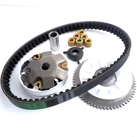 Whole Set Gy6 49 50 Clutch Variator Fan Drive Belt For Chinese Scooter