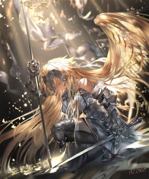 动漫壁纸and美图 Fate第一弹 贞德（白贞） 知乎