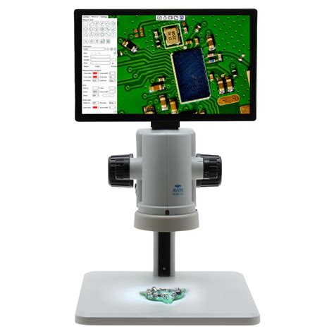 Microvue Digital Microscope With Built In Hd Monitor 17 110x Aven