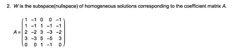Solved For Each Of The Following Subspaces Determine A Chegg