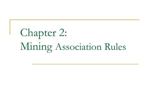 Association Rule Mining Used In Data Mining Ppt