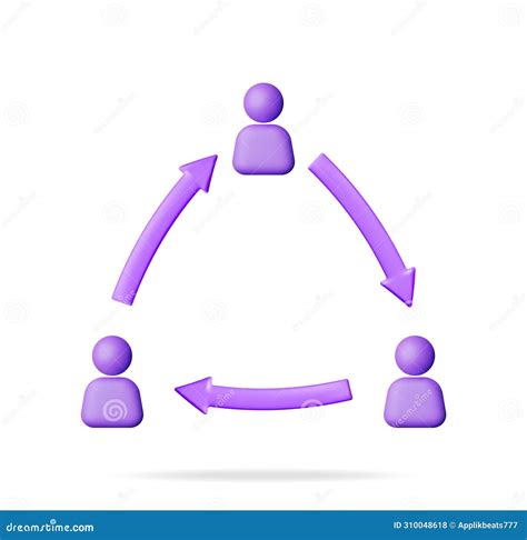 3d User Sync Or Switch Symbol Stock Vector Illustration Of Connection Vector 310048618