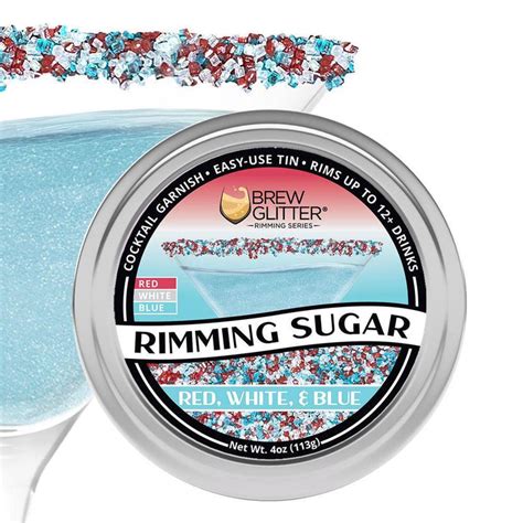 Shop Red White And Blue Rimming Sugar Brew Glitter — Brew Glitter®