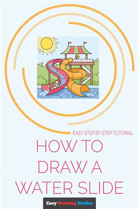 How To Draw A Water Slide Really Easy Drawing Tutorial