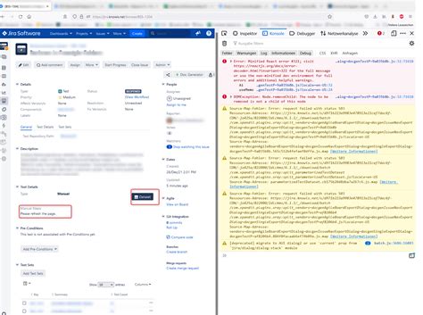 Solved Jira Xray Error With Clicking Dataset