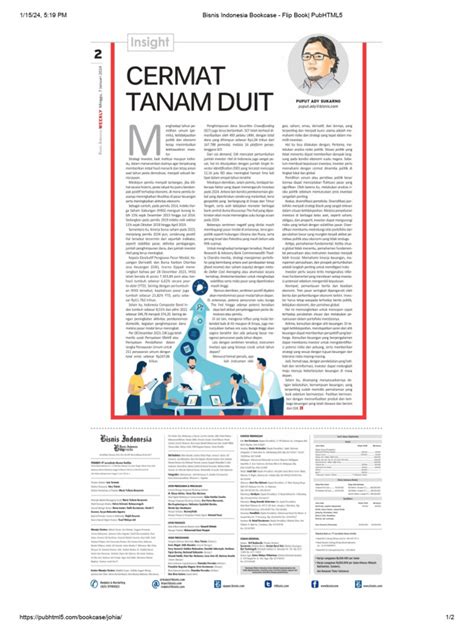 Bisnis Indonesia Bookcase Flip Book Pubhtml5 Pdf
