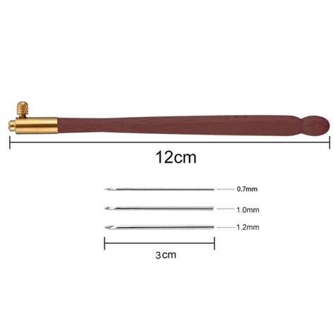 Badu Bg Гореща тамбурна кука с 3 игли 70 100 120 Комплект инструменти за плетене на една кука с