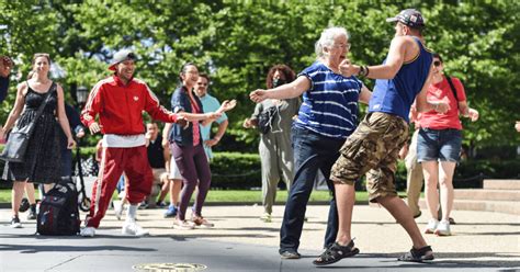 Couple Dancing In The Street
