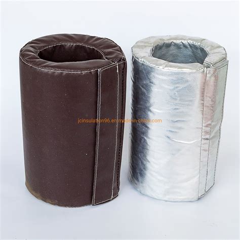 High Temperature Grey Silicone Fiberglass Removable Thermal Insulation
