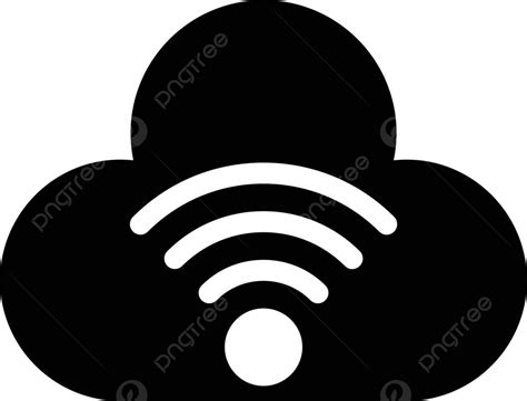 Cloud Signal Communication Mobile Icon Vector Communication Mobile Icon Illustration