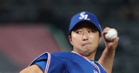 선발 후보 최채흥 청백전서 3이닝 무실점 호투