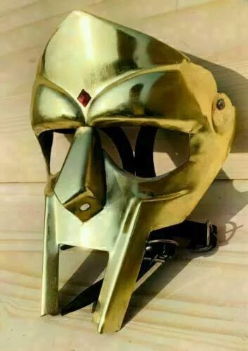 Medieval Mf Doom Mask Gladiator Mask Steel Face Mask Sca Larp Cosplay