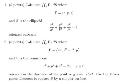 Solved Calculate F DS Where F Z Y X And S Is The Chegg Com