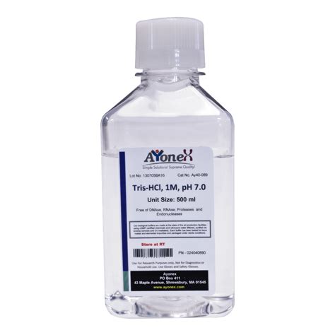 Tris Hcl Buffer 1m Ayonex Labs