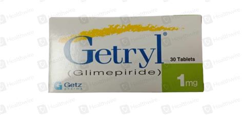 Getryl 1 Mg 30 Tablet Price In Pakistan Uses Dosage Side Effects