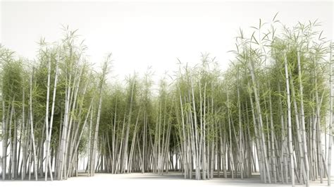 순수한 흰색 배경에 대나무 숲 멋진 3d 렌더링 그림 방지책 여름 정원 녹색 자연 배경 일러스트 및 사진 무료 다운로드 Pngtree