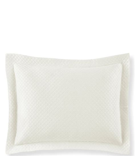 Peacock Alley Oxford Diamond Patterned Quilted Euro Sham Dillards