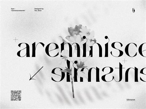 Areminiscentsmile 무료 영문서체 By Yoo Jihun 타이포그래피 레터링 디자인 그래픽 디자인