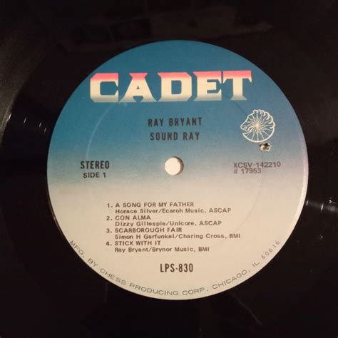 レイ・ブライアント サウンド・レイ Us盤 Cadet オリジナル レコード メルカリ