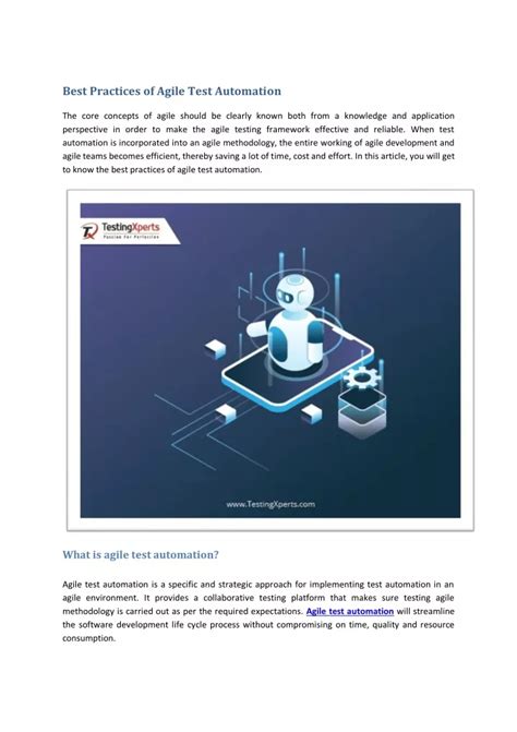 PPT Best Practices Of Agile Test Automation PowerPoint Presentation Free Download ID 11541543