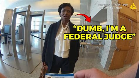 Officer Stops Black Federal Judge At Courthouse — Ignores Her