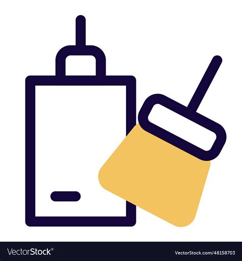 Hard Disk Cleaner For Boost System Performance Vector Image