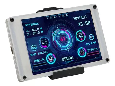 Computer Temp Monitor 3 5in Dual Usb Pc Sensor Panel Display Mercadolibre
