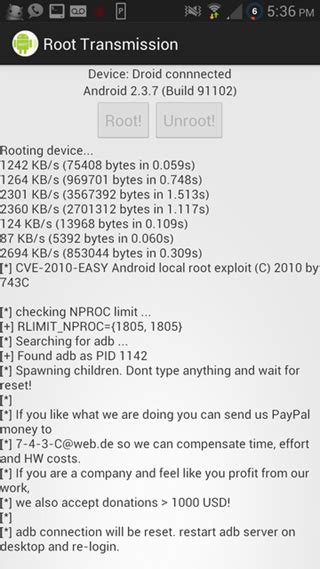 root any android phone with usb otg without a computer using root