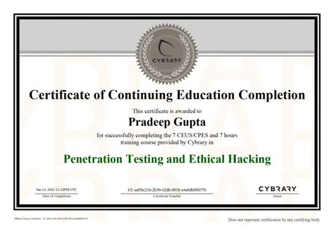 Pradeep Gupta On Linkedin Cybersecurity Ethicalhacking Cybrary Professionaldevelopment