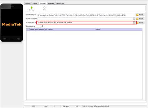 Koleksi Authentication File Spflashtool Mediatek