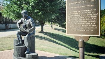 Statue Otis Redding à Macon Macon Aux Etats Unis