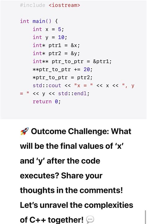 How To Predict C Code Output Rajath Kumar Posted On The Topic