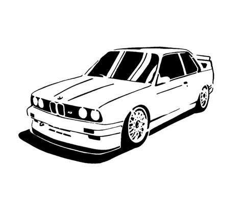 Bmw E30 M3 Template Artofit