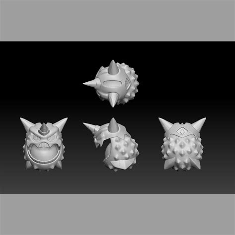 Stl File Pokemon Snorunt Froslass Glalie Mega Evolution・3d Printer