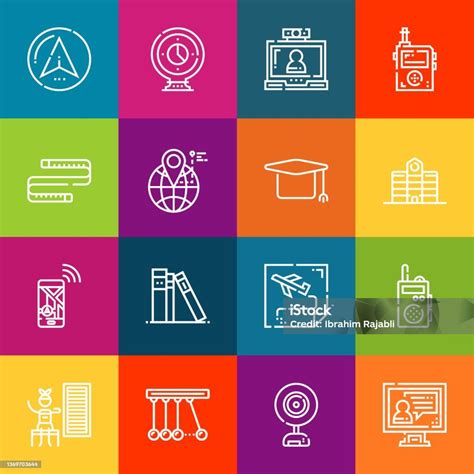 거리 요소의 현대 얇은 선 아이콘 세트 프리미엄 품질 개요 기호 컬렉션 간단한 모노 리니어 픽토그램 팩 웹 그래픽을 위한 스트로크 벡터 로고 개념 가공의 인물에 대한 스톡