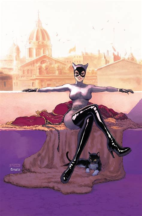 Catwoman And Selina Kyle Dc Comics And 1 More Drawn By Tirso Cons